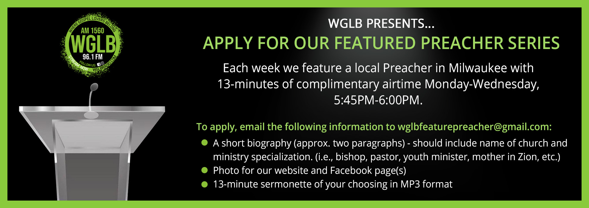 Home - WGLB Radio
